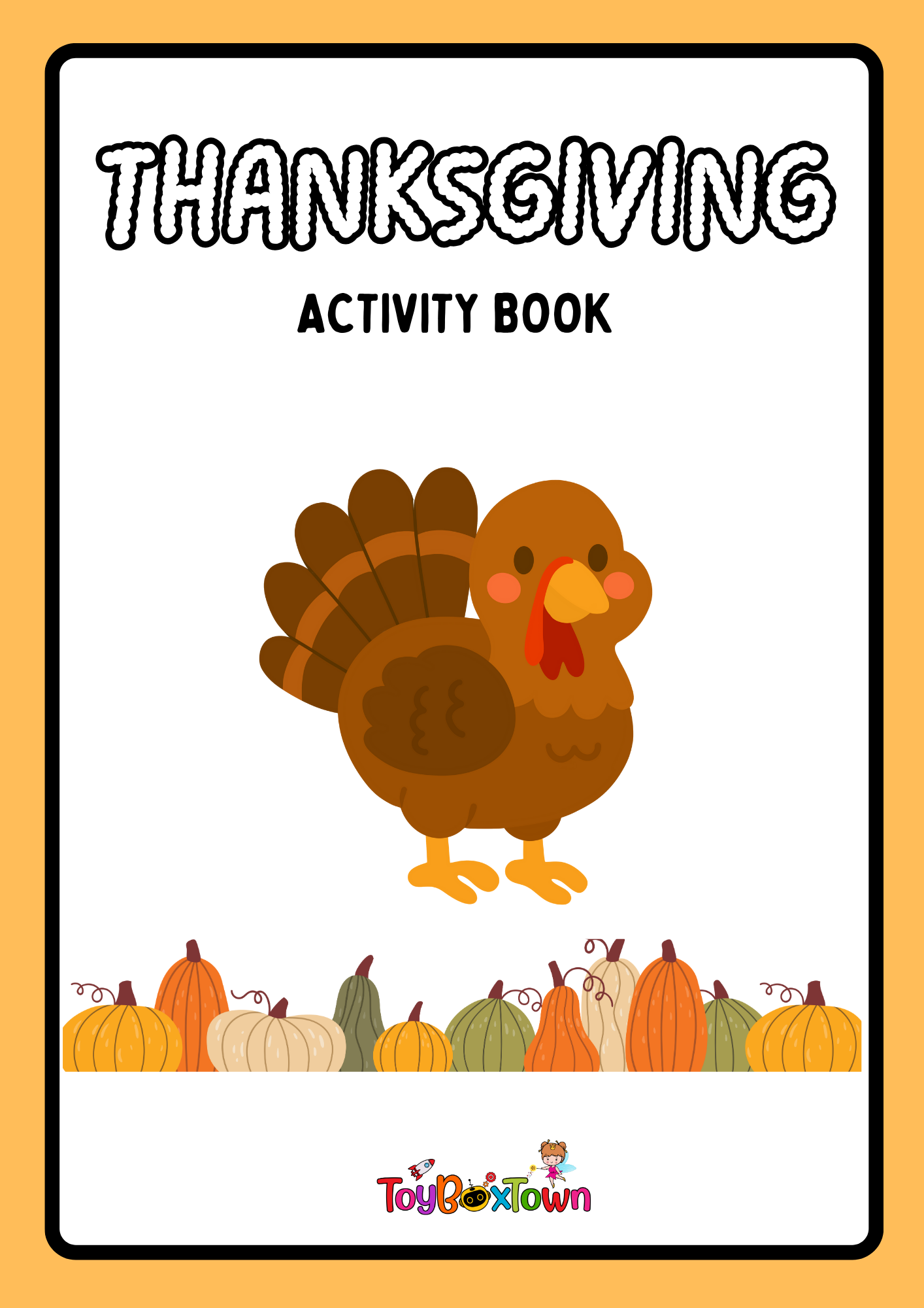 Printable Thanksgiving Bundle for Kids,Fun Activities Sheet and Colori ...