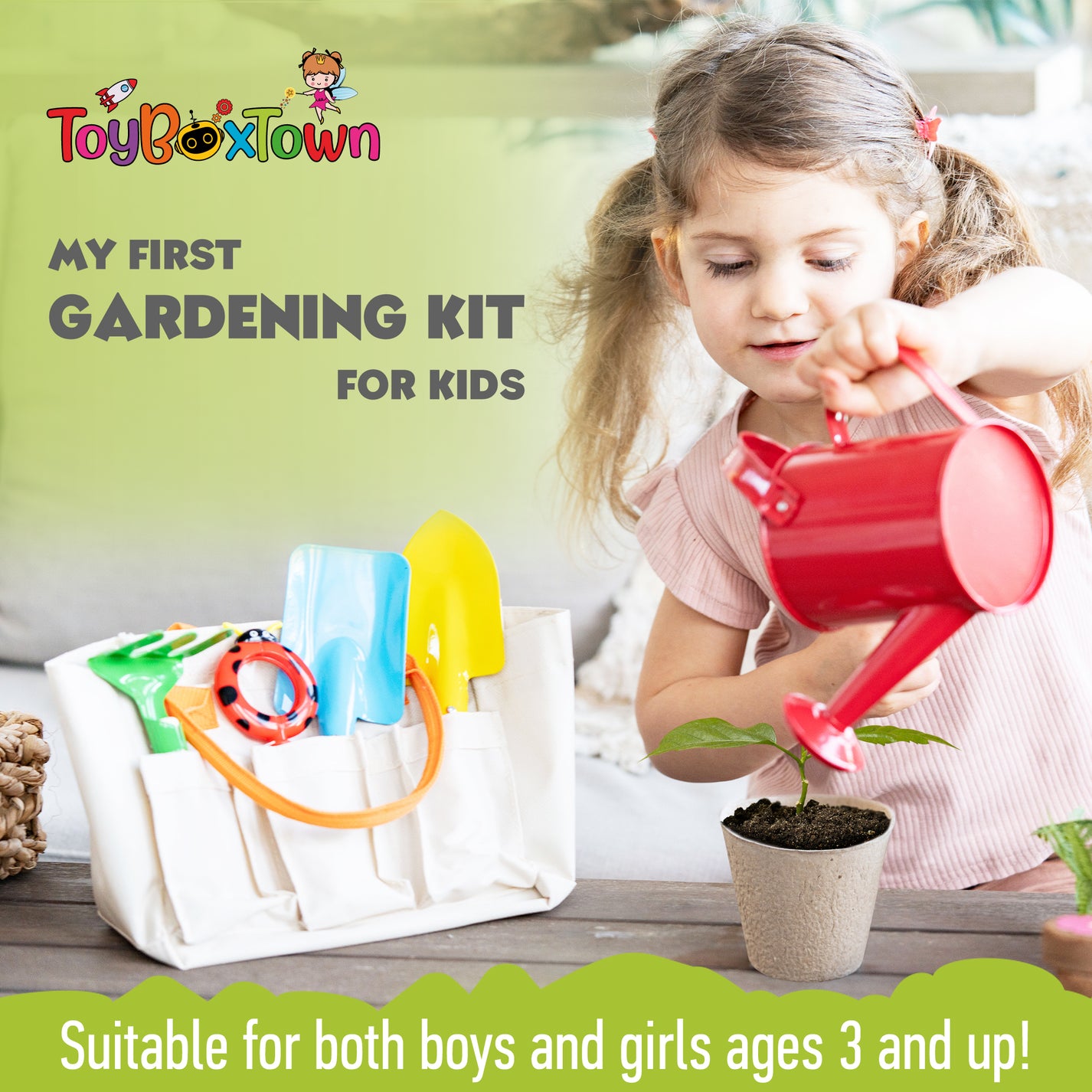 My First Gardening Kit- Kids Gardening Set – ToyBoxTown